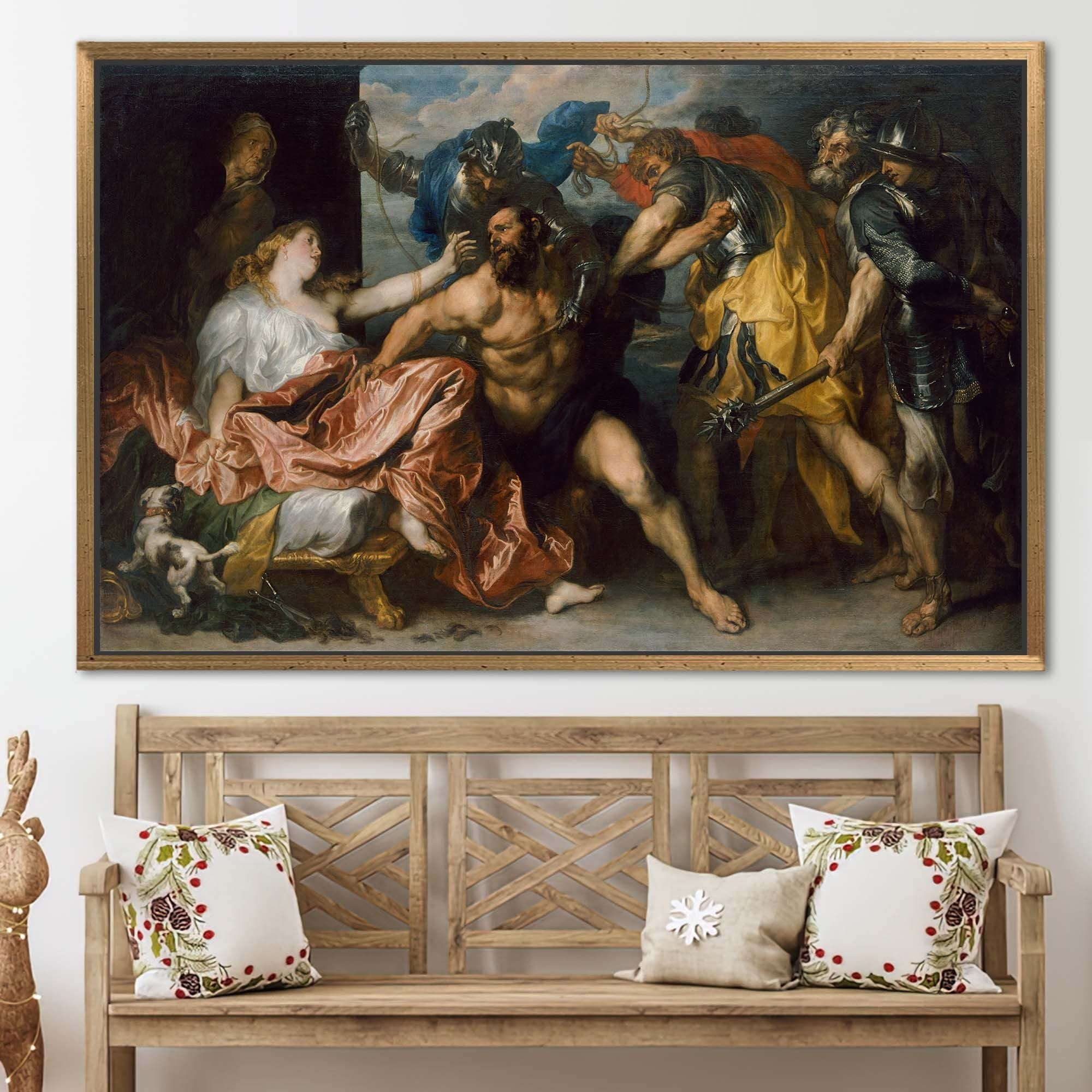 Famous Canvas Art, Reproduction Canvas, Oil Painting Print, Samson and ...