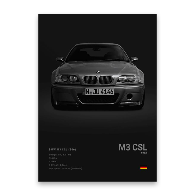 Famous Cars M5 918 GT3 Canvas Wall Art Print Poster G63 STO SLS ...