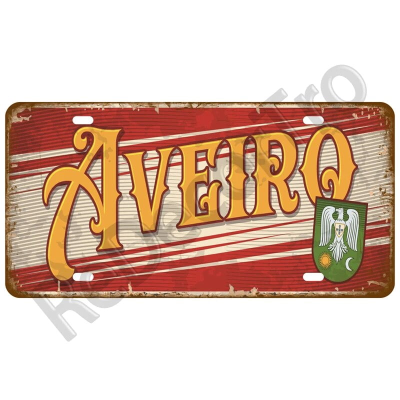 Famous City Tinplate Plate City State Tin Sign Plaque Landmark Metal ...