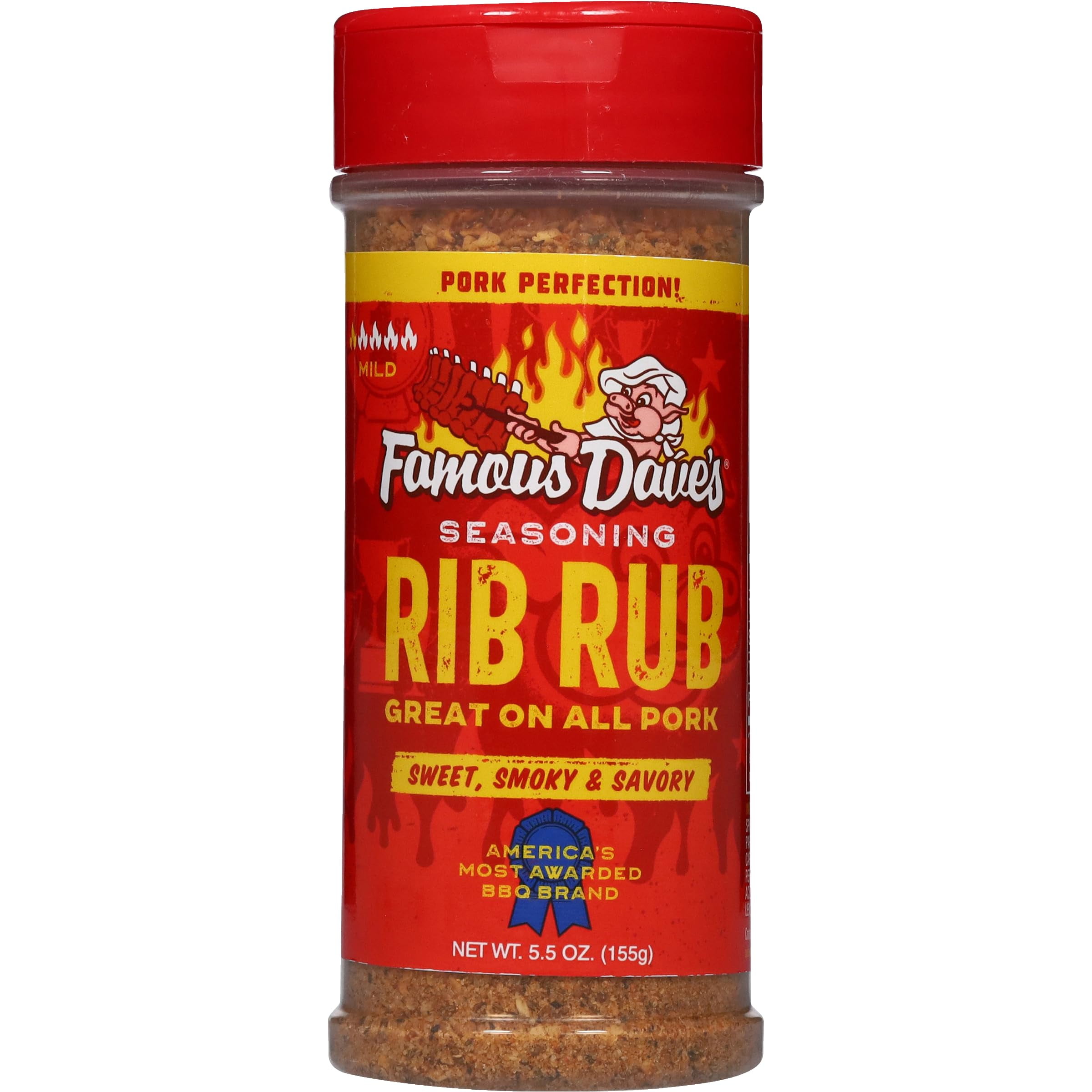 Famous Dave's - 1 pck, Rib Rub Seasoning (5.5 oz.) H1 - Walmart.com