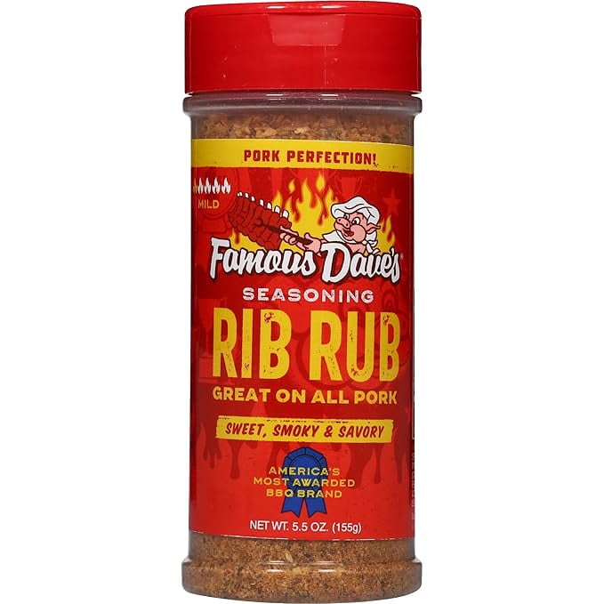 Famous Dave's - 1 pck, Rib Rub Seasoning (5.5 oz.) - Walmart.com