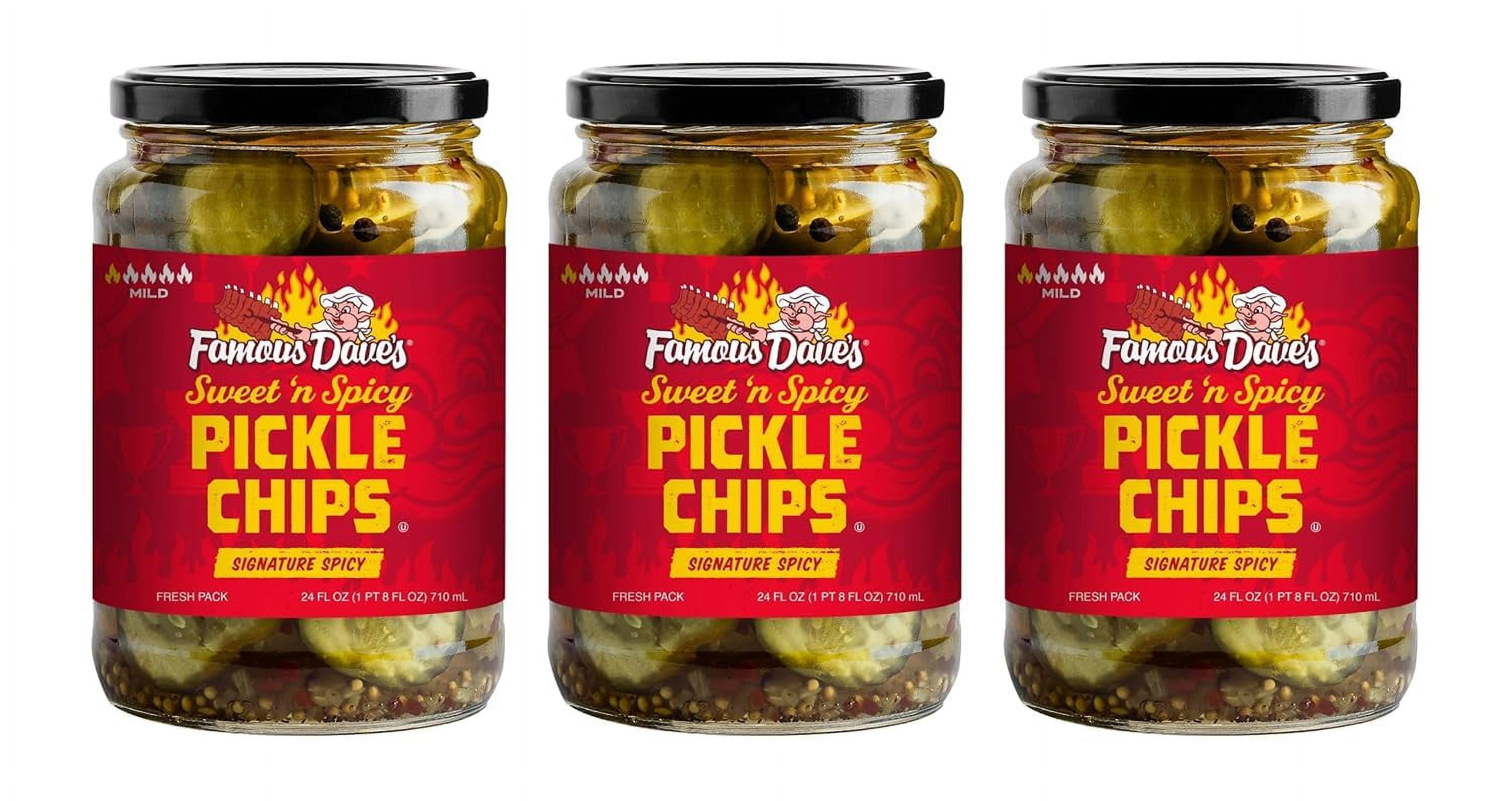 Famous Dave's - 3 pck Sweet n' Spicy Pickle Chips (72 oz.) - Walmart.com