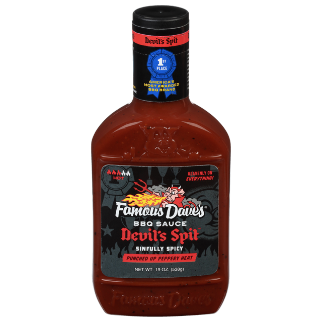 Famous Dave's Devil's Spit BBQ Sauce, 19 oz - Walmart.com