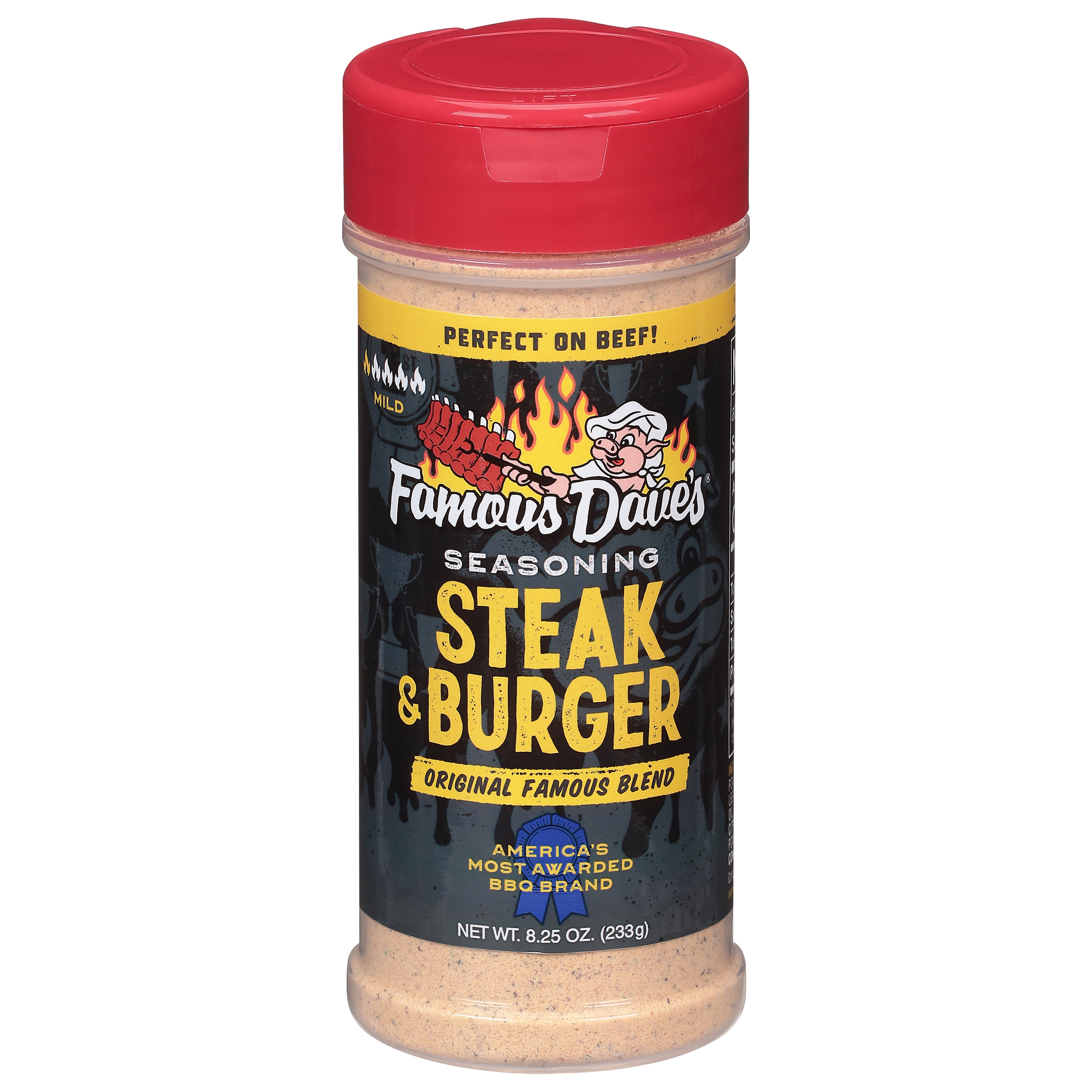 Famous Dave's Singing Steak Burger 8.25 oz (Pack Of 6) - Walmart.com