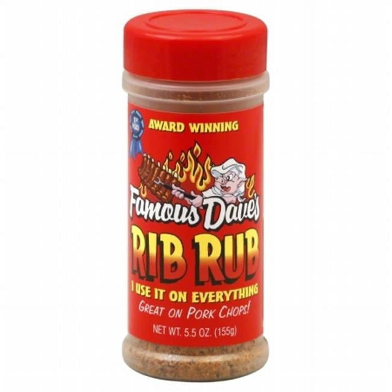 Famous Daves Seasoning Rub Rib-5.5 Oz -Pack Of 6 - Walmart.com