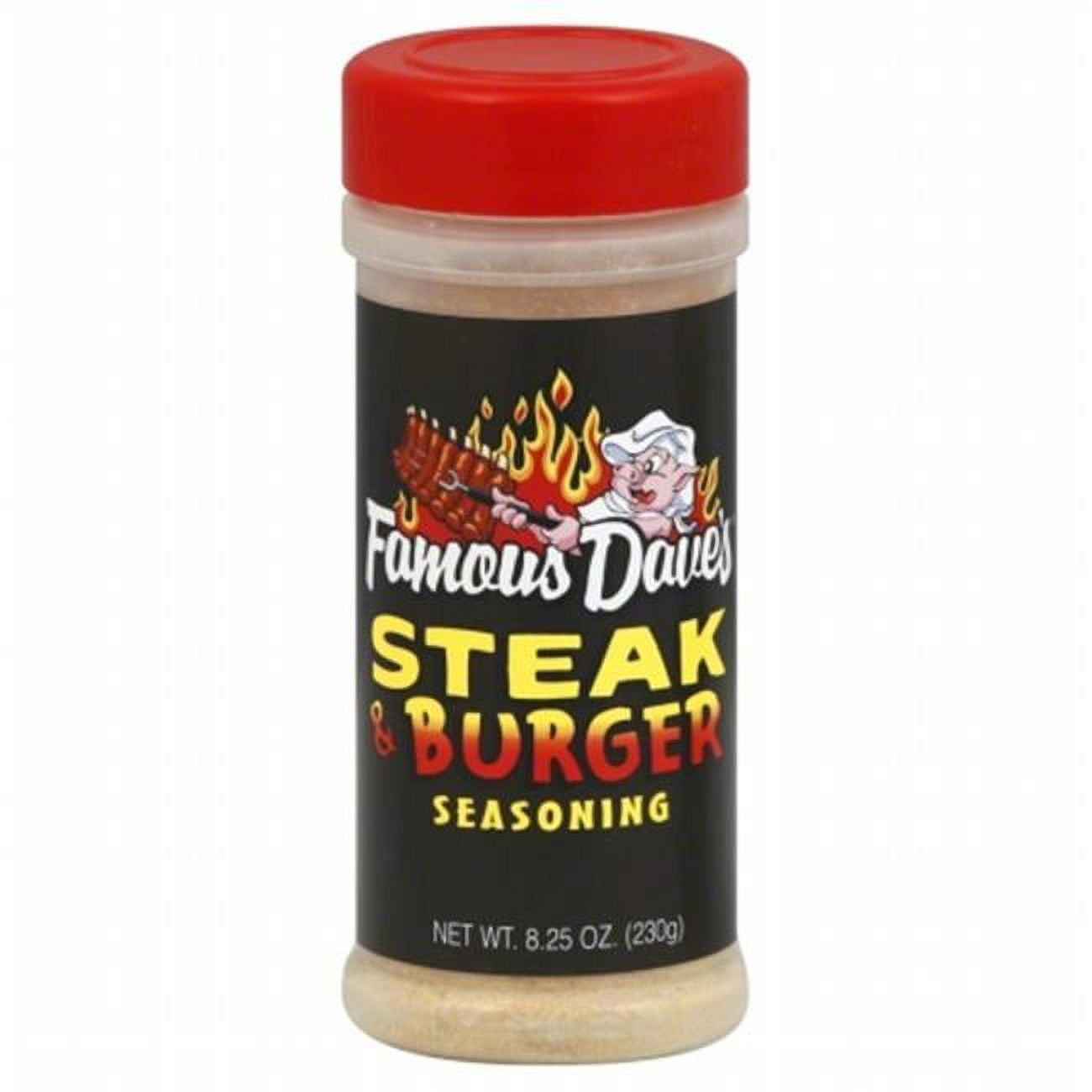 Famous Daves Seasoning Steak Burger-8.25 Oz -Pack Of 6 - Walmart.com