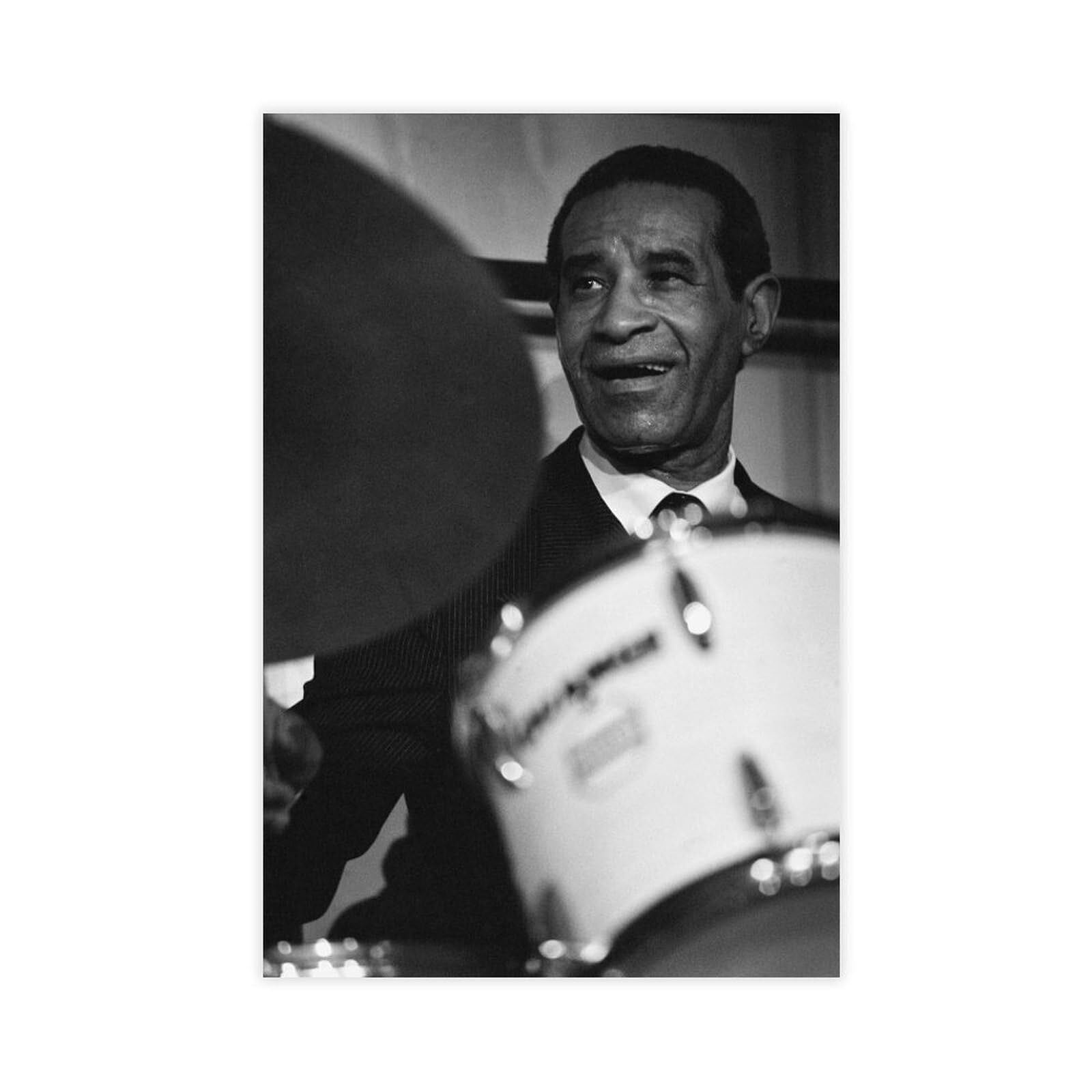 Famous Drummer Max-Roach Retro Art Poster Room Decoration Posters ...