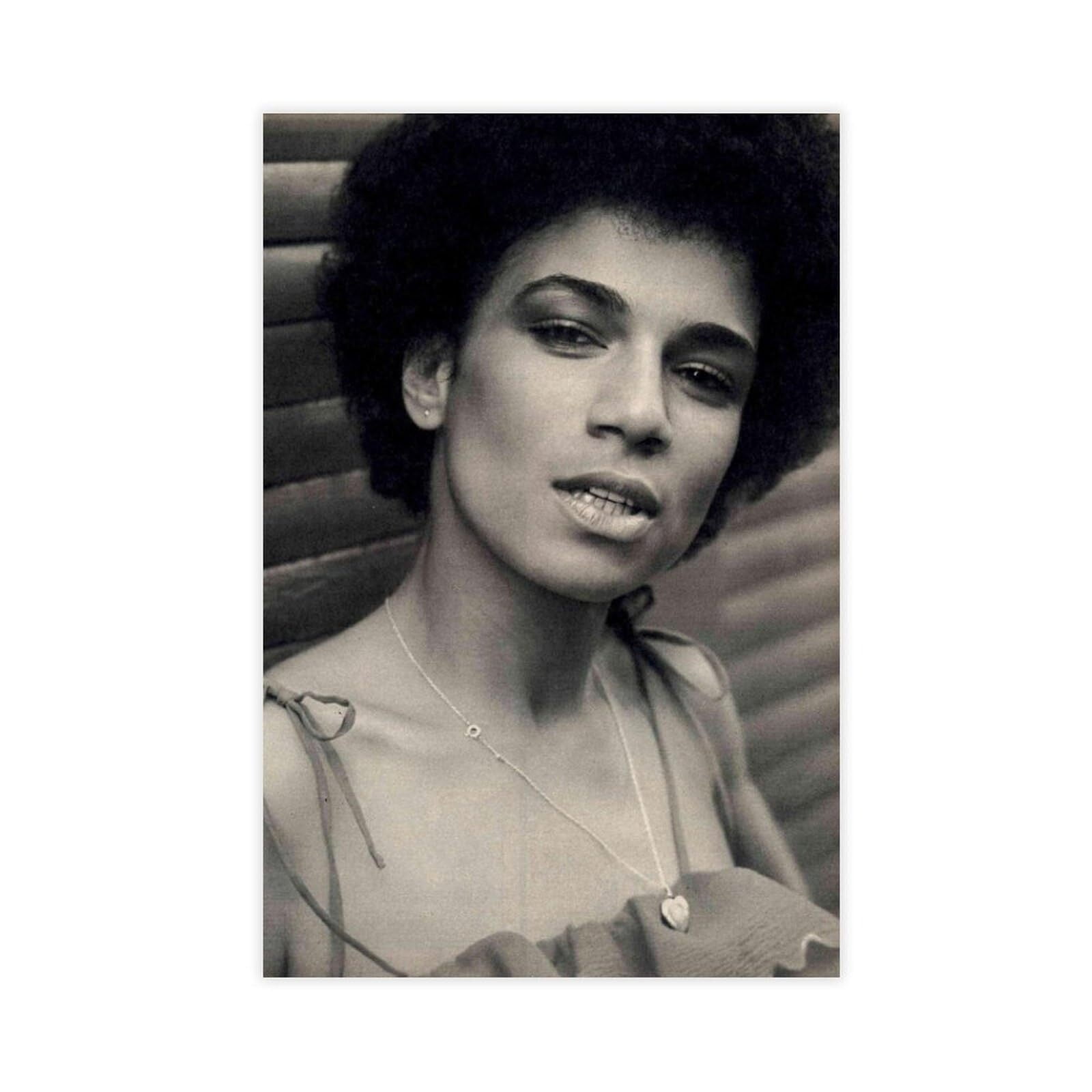 Famous Female Singer Maxine Nightingale Black And White Poster Posters ...