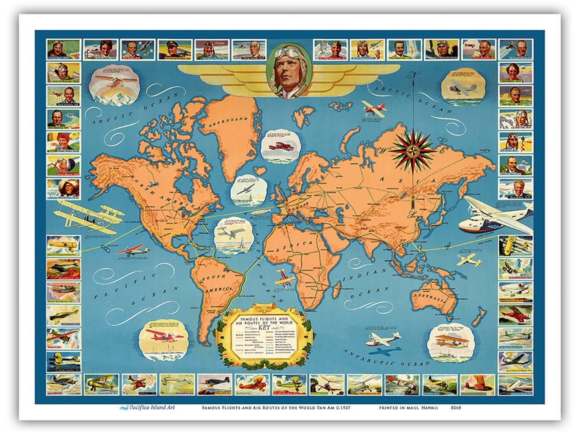 Famous Flights and Air Routes of the World - Pan American Airways ...