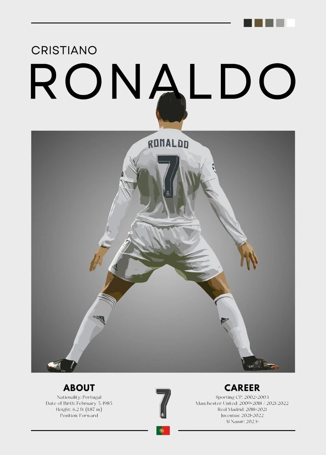 Famous Football Sports Celebrity Posters and Prints Canvas Printing ...