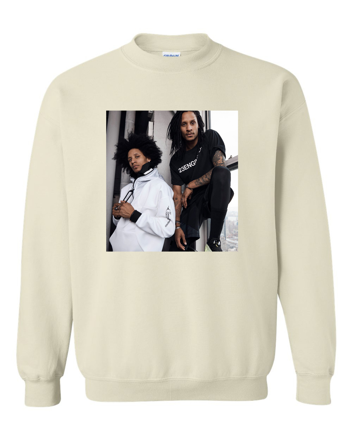 Famous Hip Hop Dance Duo Urban Street Vintage Style Graphic Art ...