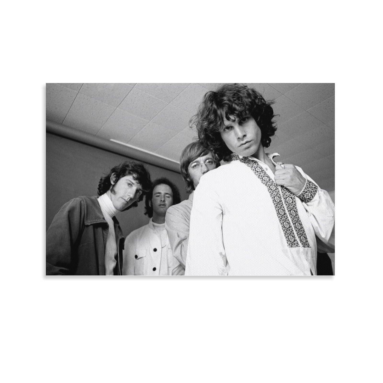 Famous Jim Morrison Poster 2 Canvas Wall Art Print For Room Aesthetic ...