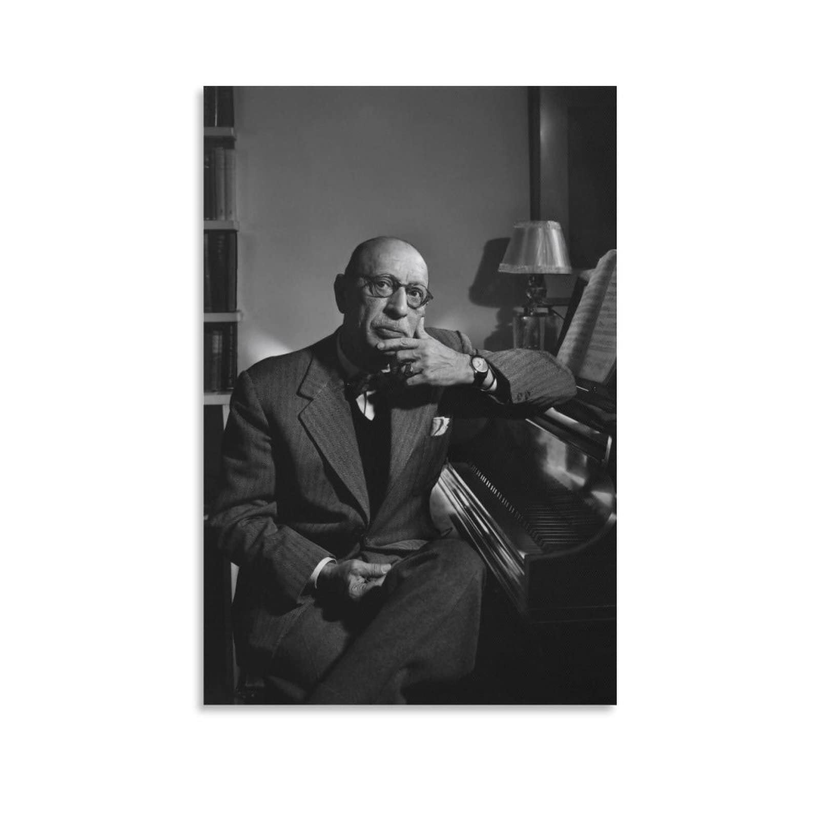 Famous Musician and Conductor Igor Stravinsky Poster Canvas Picture ...