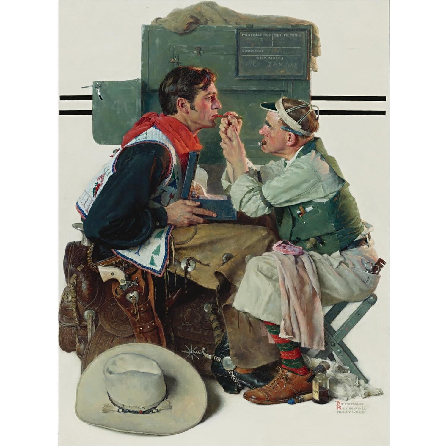 Famous Norman Rockwell Posters Cigars In Art Wall Art Retro Canvas ...