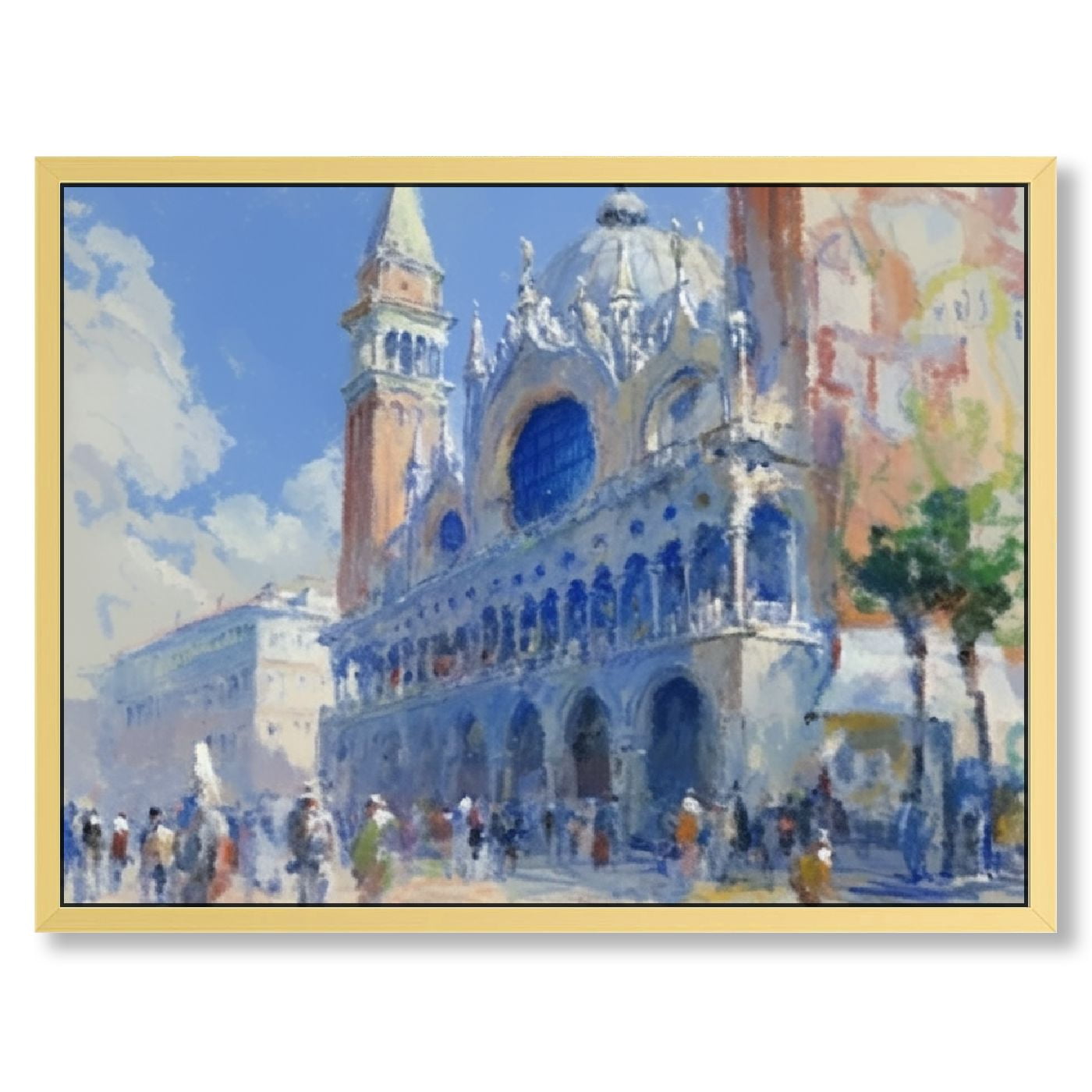 Famous Painter Impressionist Piazza San Marco Canvas Painting for ...
