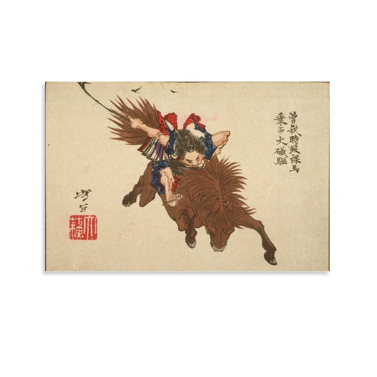 Famous Painter Painting Poster Horse Riding Painting On Canvas Wall Art ...
