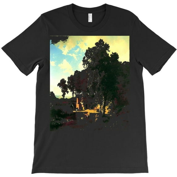 Famous Paintings Albert Bierstadt A Rustic Mill Aesthetic Graphic ...