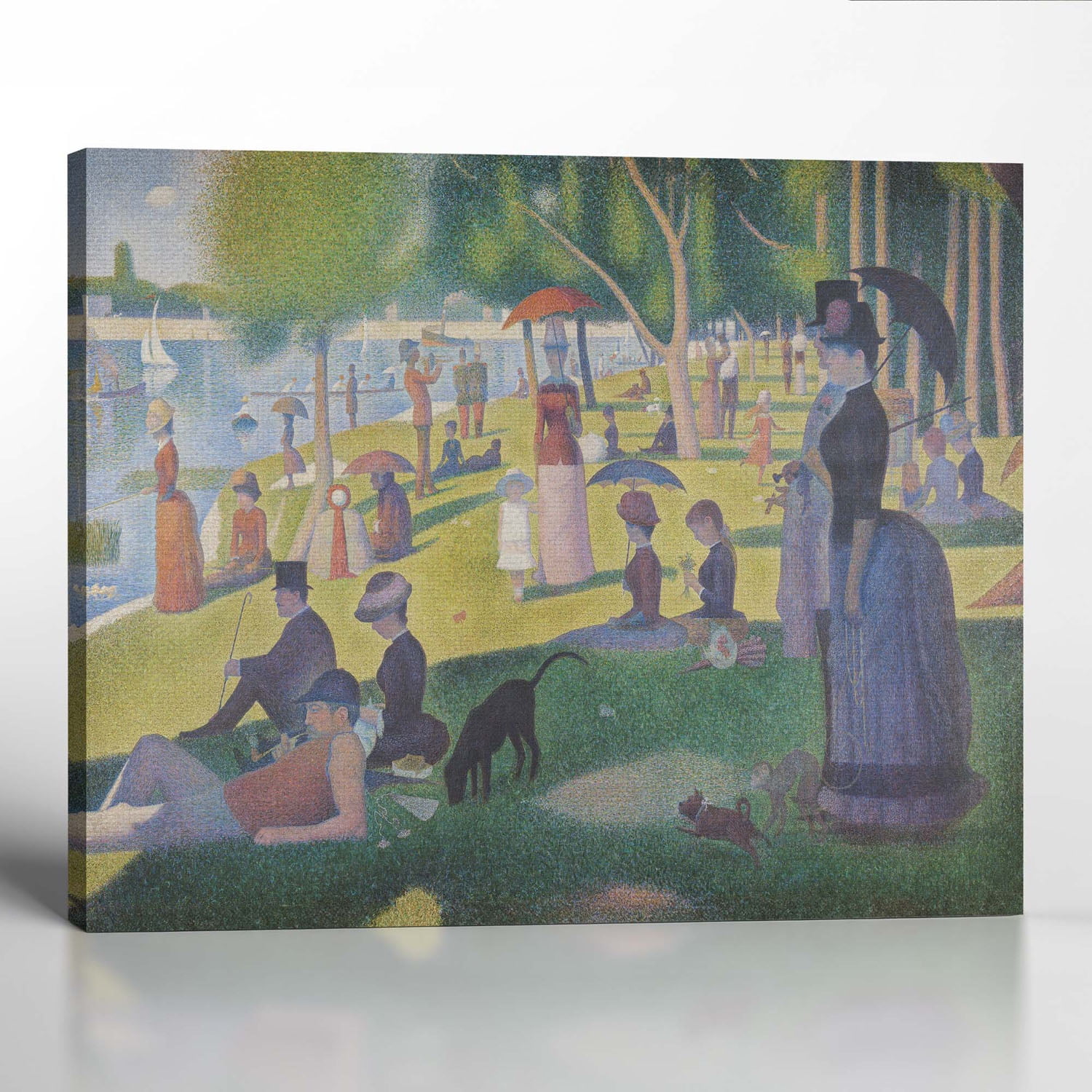 Famous Paintings Wall Art, George Seurat Canvas, Famous Paintings, A ...