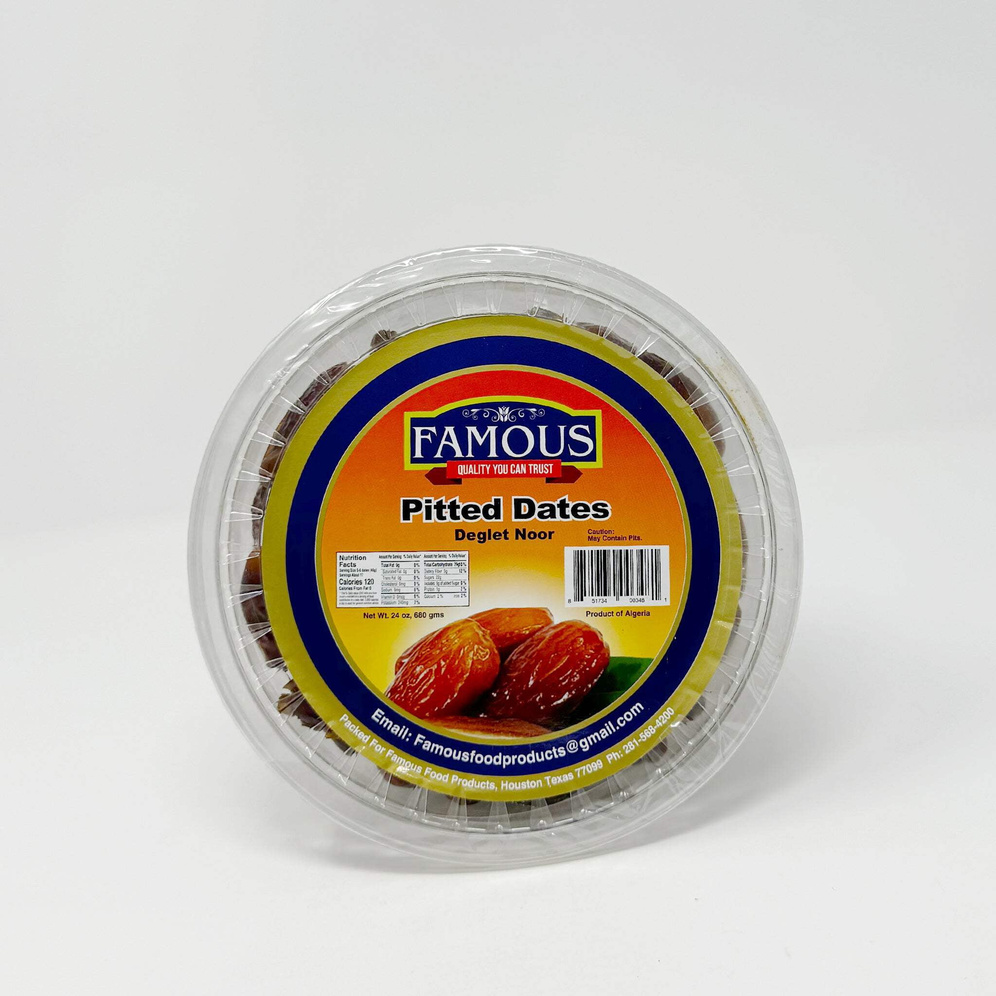 Famous Pitted Dates 680g - Walmart.com