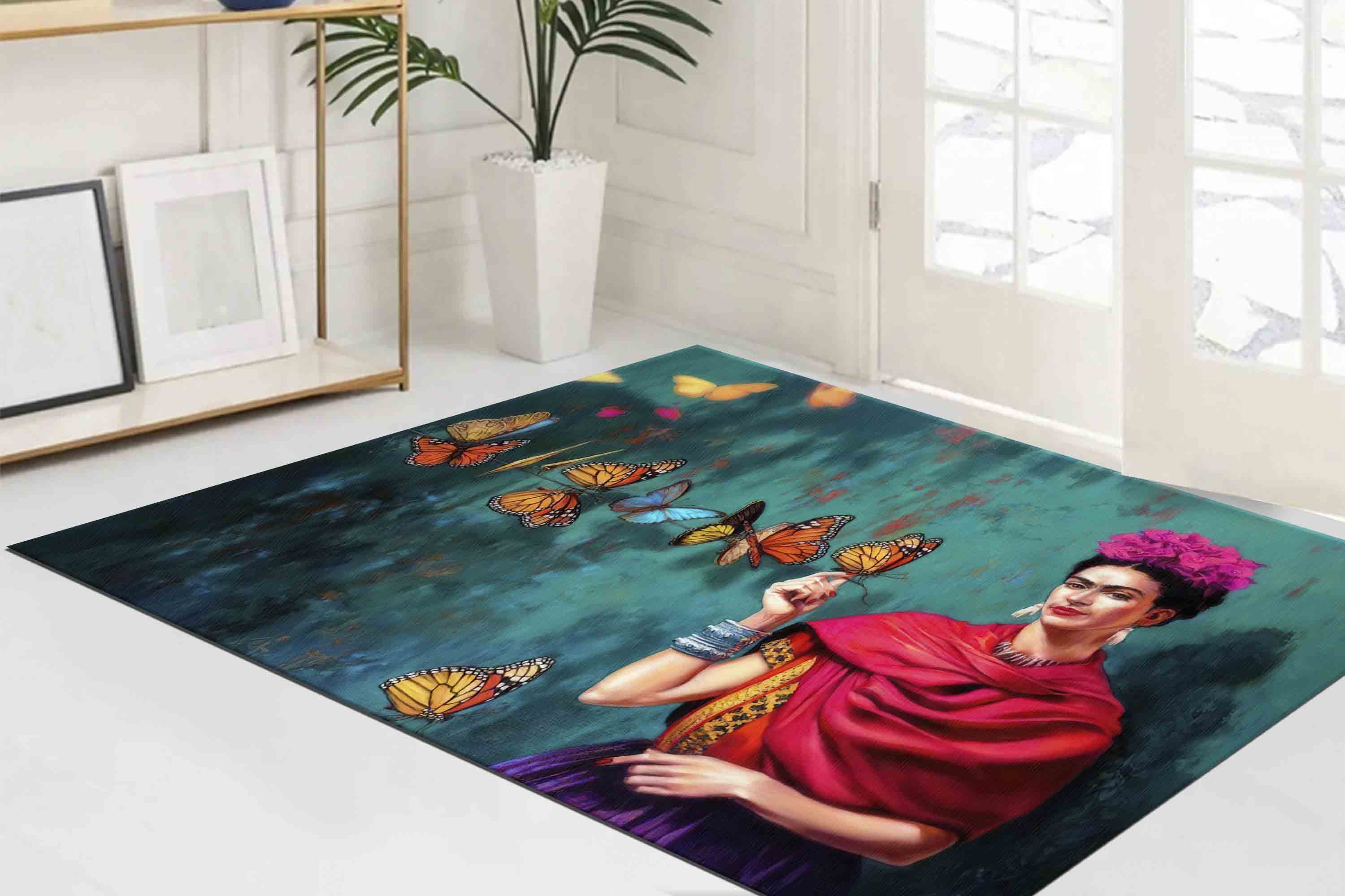 Famous Rug, Butterflies Rug, Bedroom Rugs, Cute Rugs, Personalizeds ...