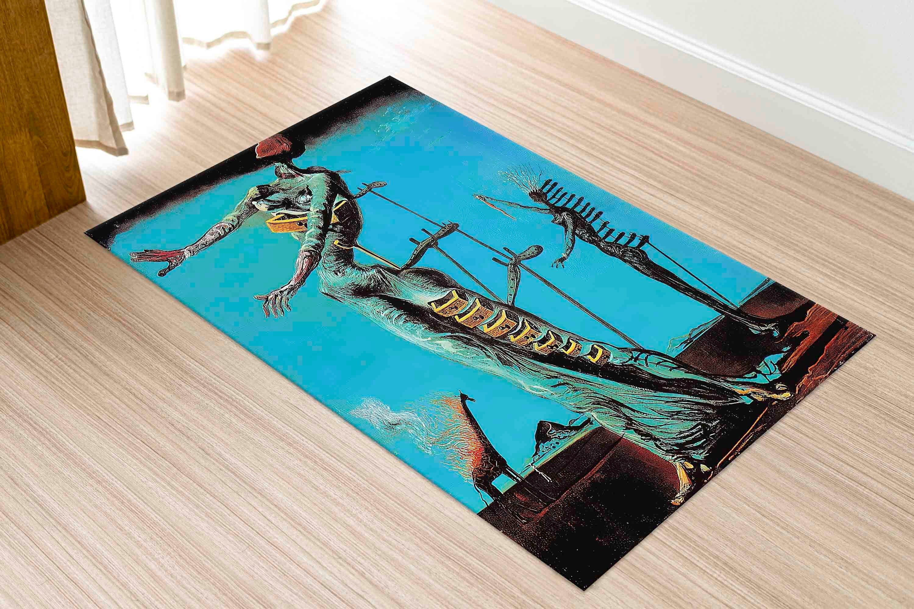 Famous Rug, The Burning Giraffe Rugs, Personalized Rugs, Famous Rugs ...