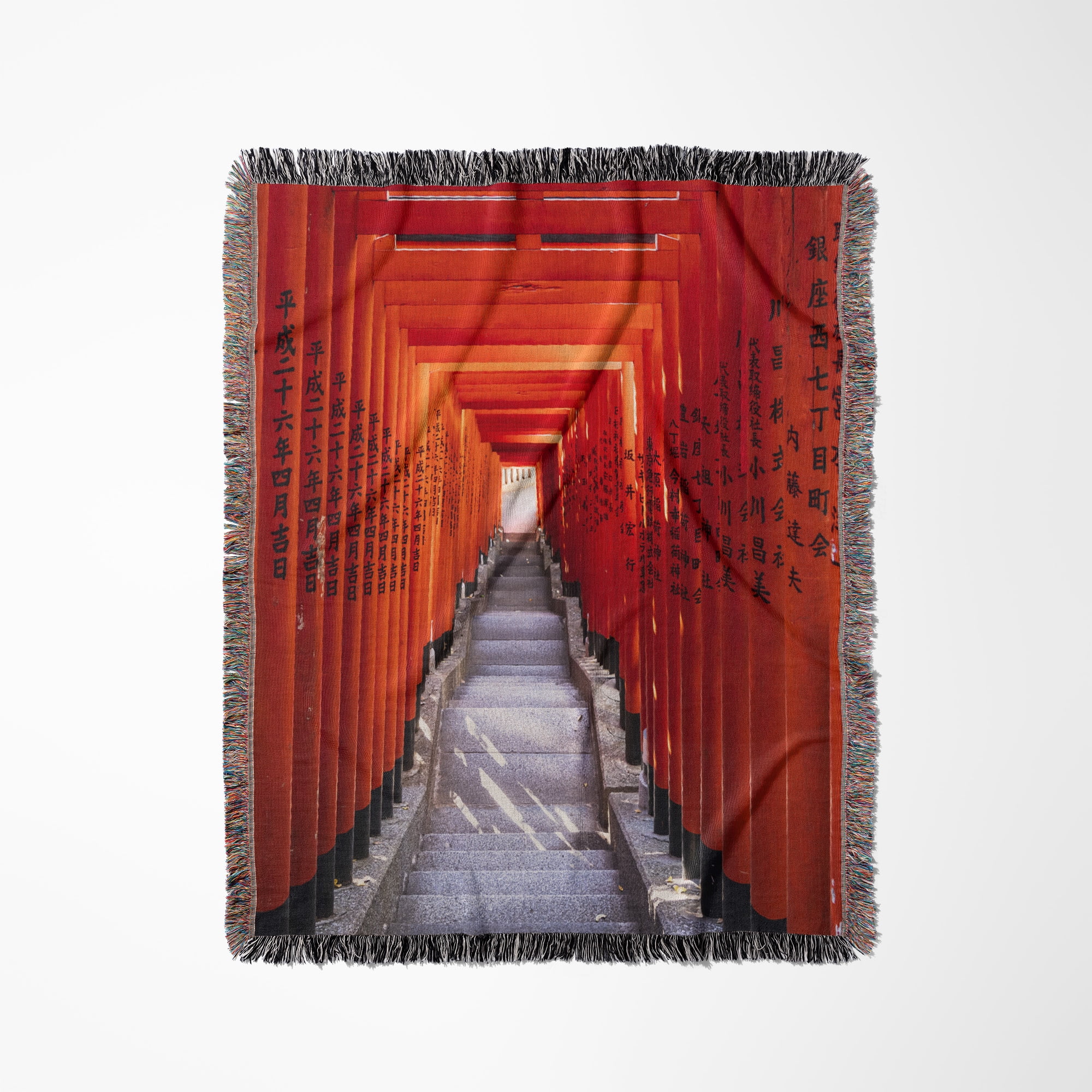 Famous Torii,Gates Of The Entrance To The Hie Shrine In Tokyo, Japan ...