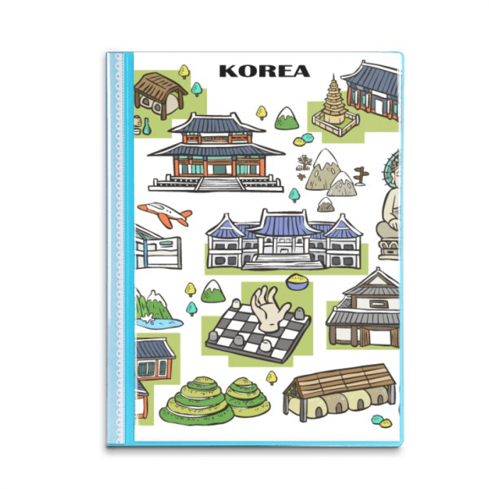 Famous Tourist Attractions in South Korea Book Sheet Protectors ...