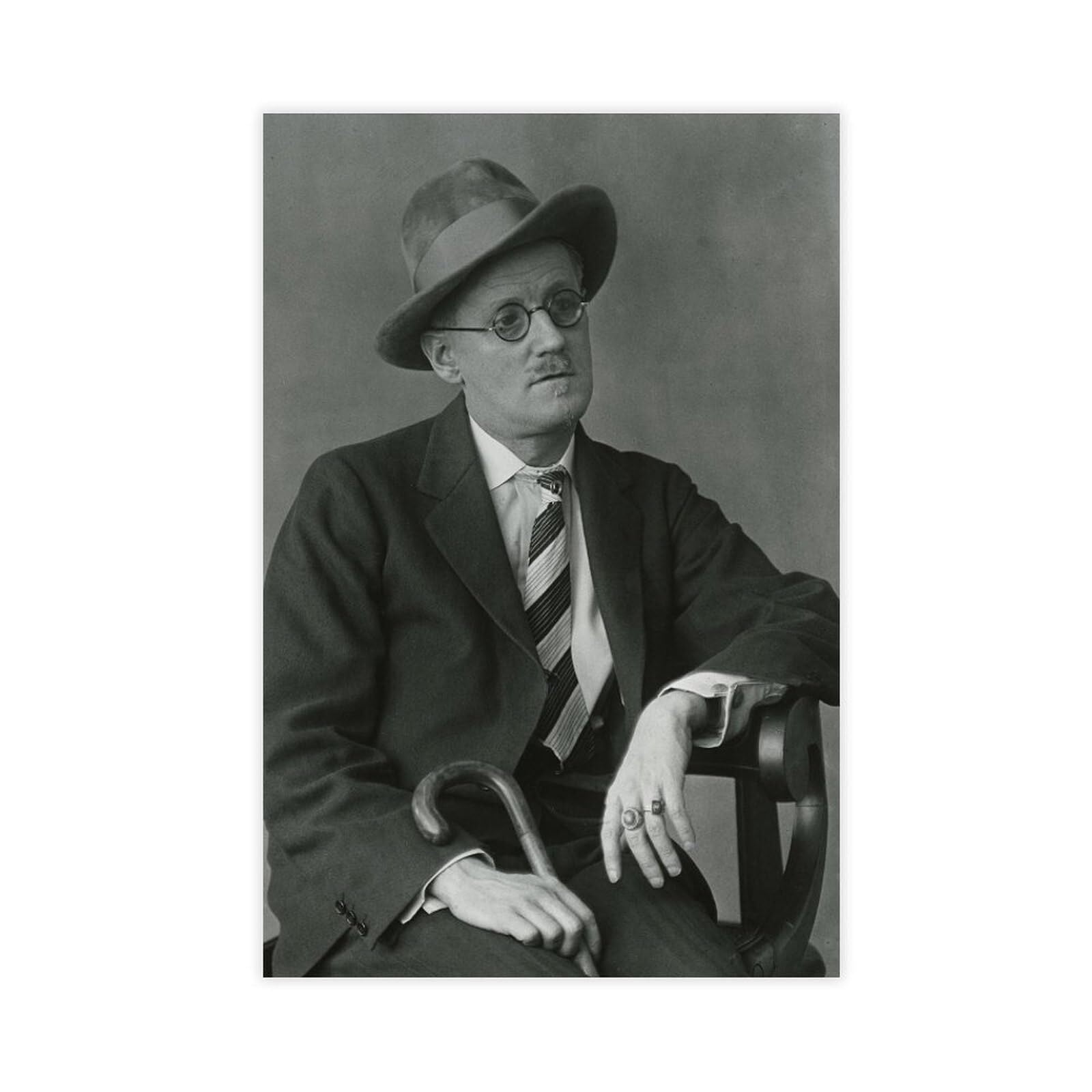 Famous Writer And Poet James_Joyce Posters for Entertainment Room ...