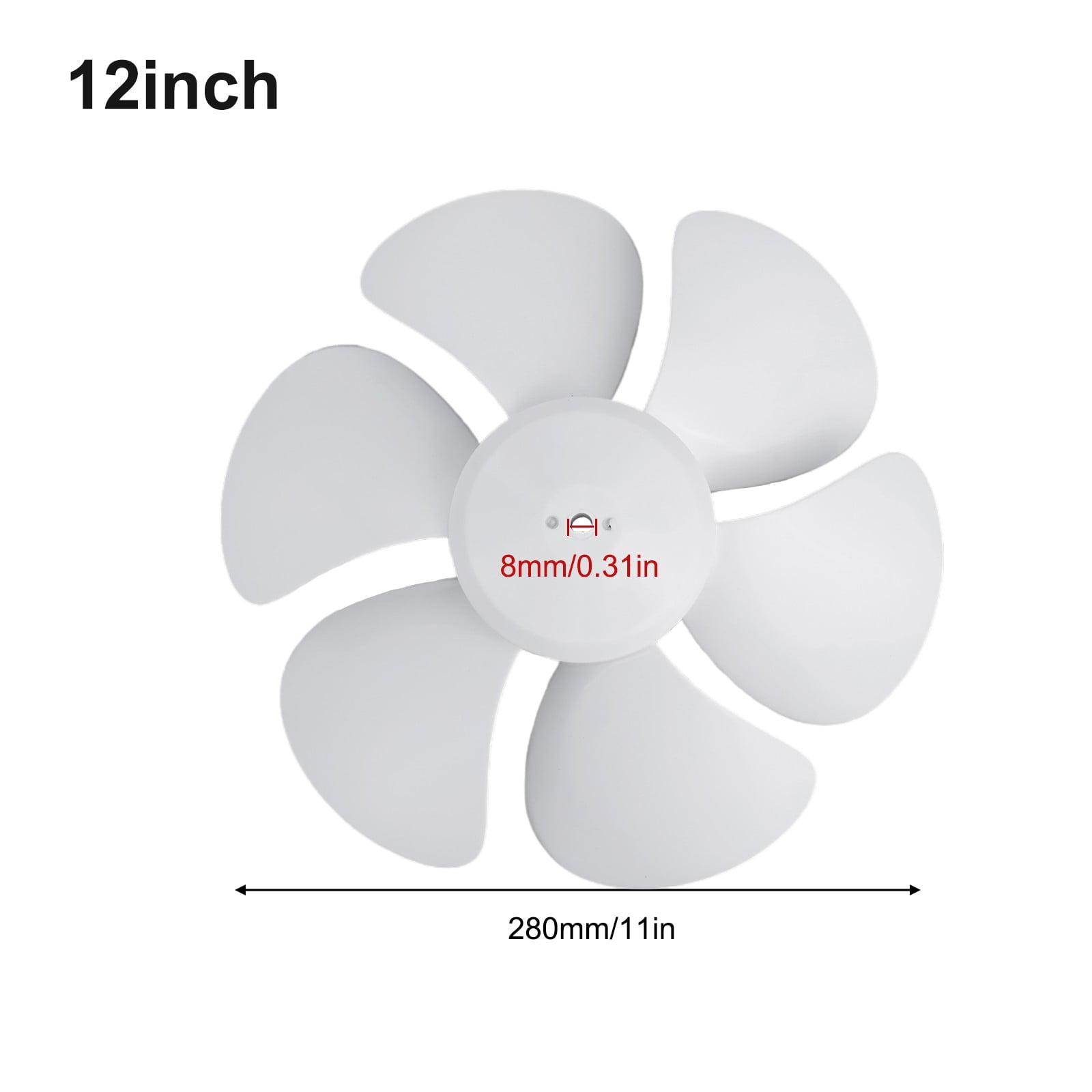 Fan Accessories Ventilation Fan Blades 6-Blade Fan Blades Suitable for ...