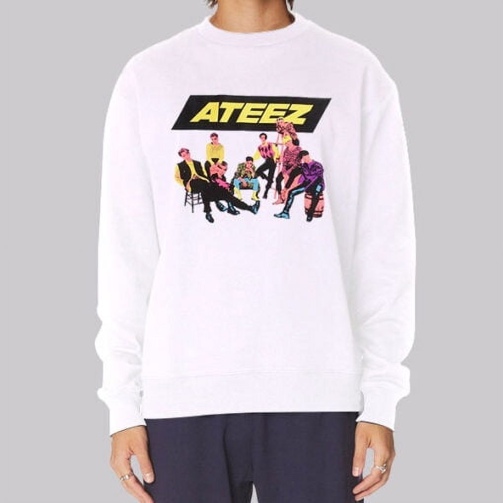 Fan Art Graphic K-pop Ateez SweatshirtStylish Design for ATEEZ Fans and ...