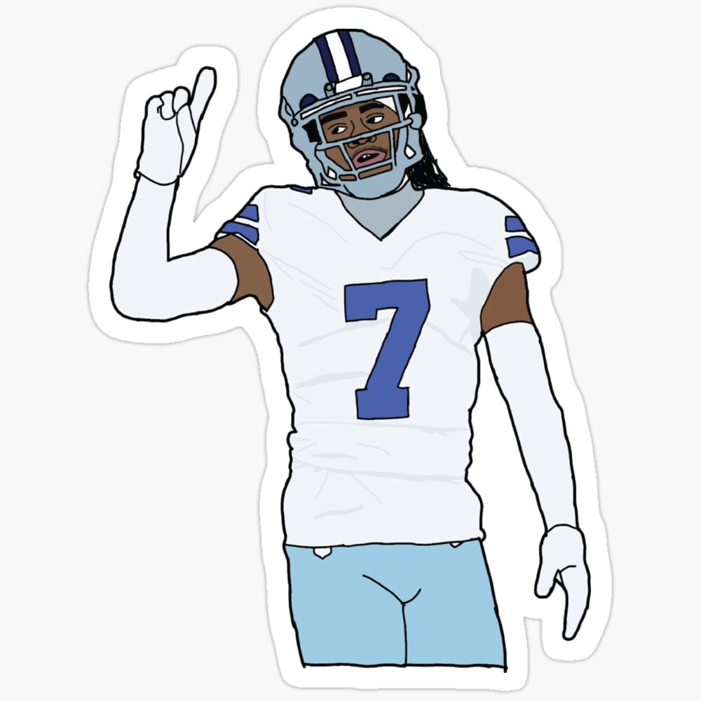 Fan Art Trevon Dallas Football Sticker Baseball Sticker, Football ...