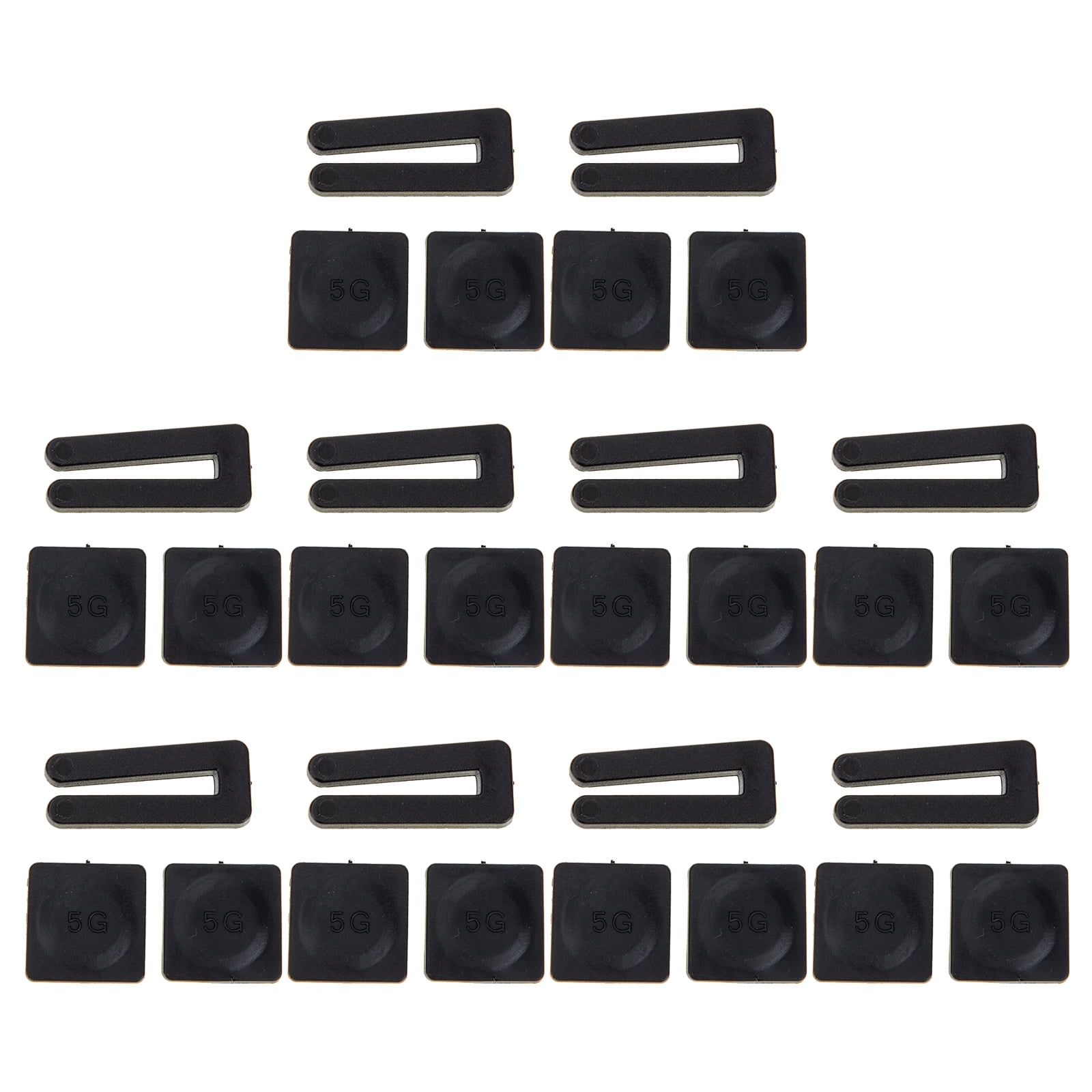 TABLZONE Fan Balance Weights Plastic 10 Sets 2.5X2.5X0.2in - Walmart.com