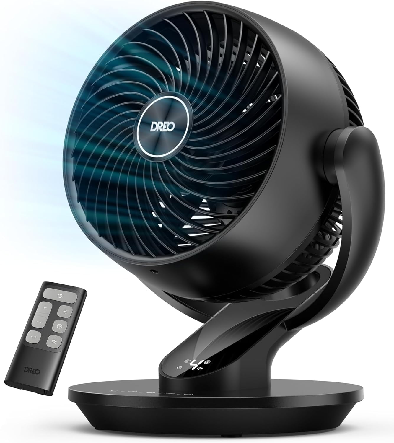 Fan for Bedroom, 13-Inch Oscillating Table Air Circulator Fan for Whole ...