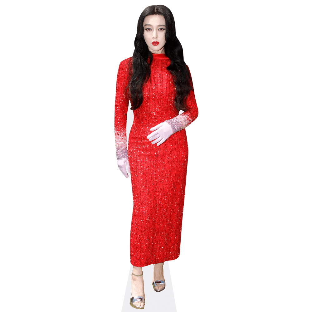 Fan Bingbing (Red Dress) Life Size Cutout. Standee. - Walmart.com