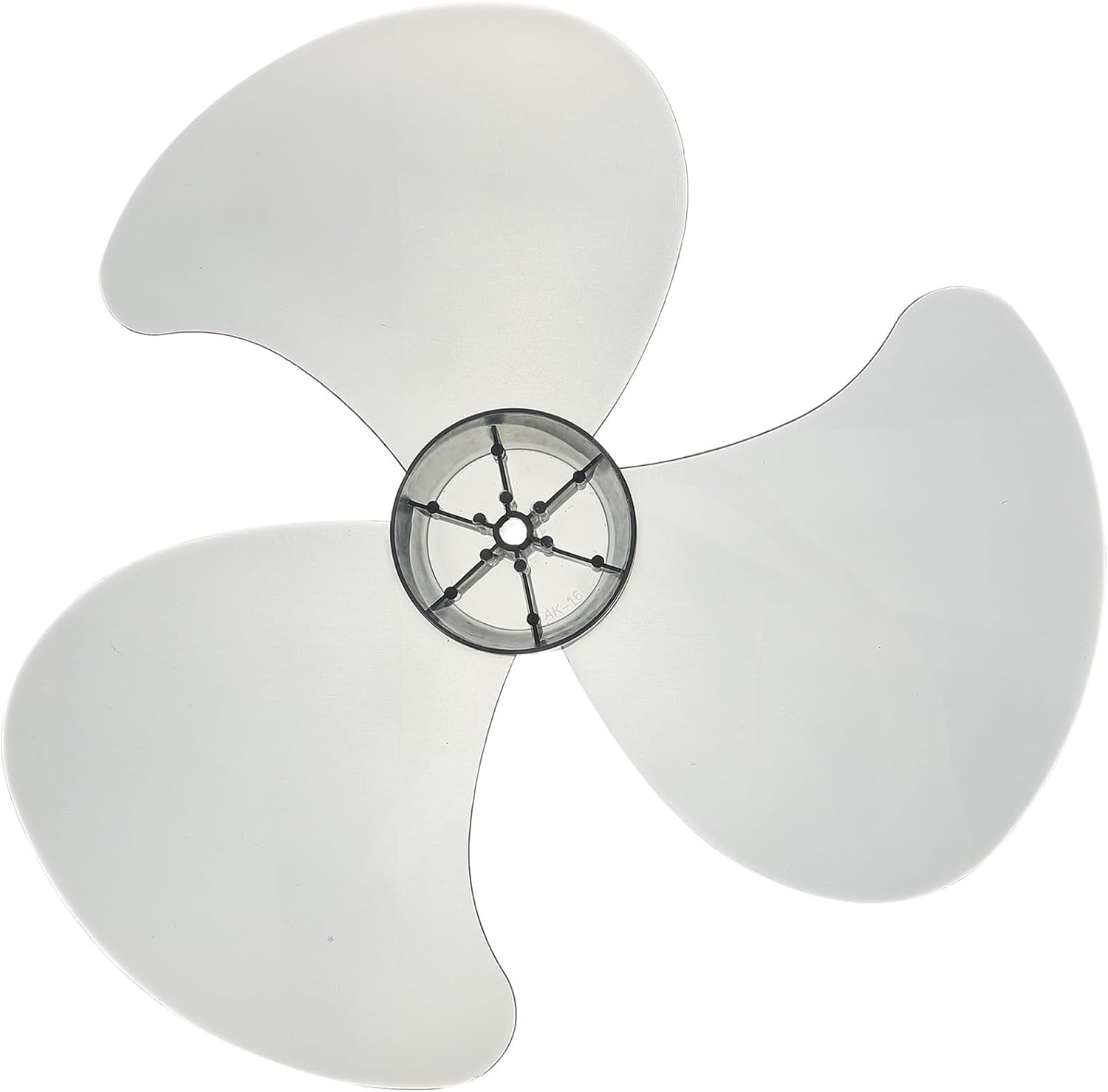 Fan Blades Replacement, Plastic 3 Leaves Fan Blade with Nut Household ...