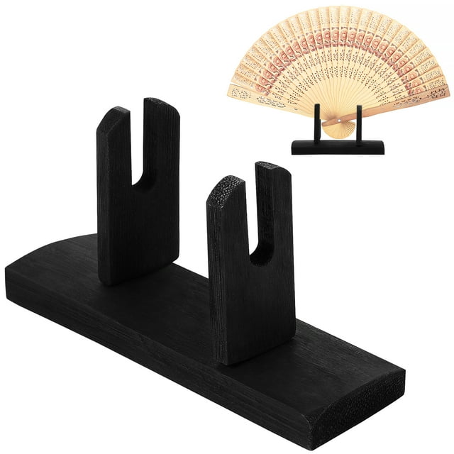 Fan Bracket Display Shelves Fan Display Rack Wood Display Stand ...