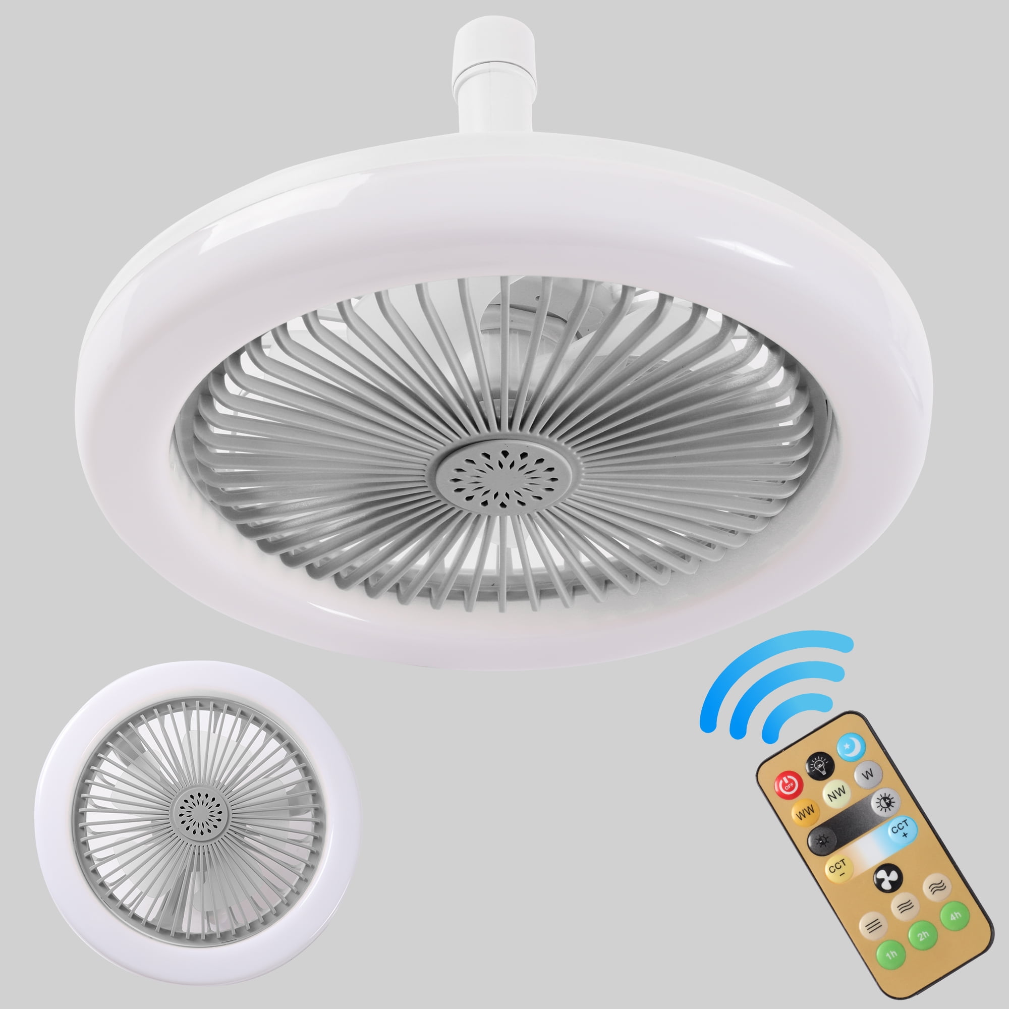 Fan Ceiling Fan With Light, Ceiling Light With Aromatherapy, 2 in 1 ...