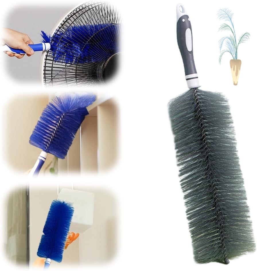 Fan Cleaner Brush with High Flexible Fine Bristles, 2025 New Reusable ...