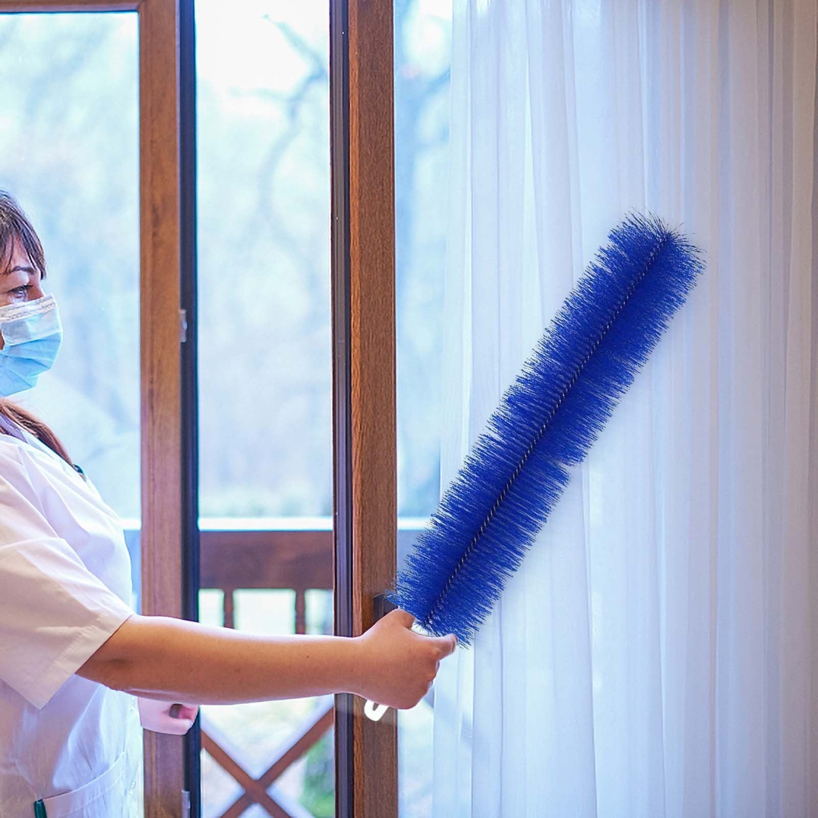 Fan Cleaning Brush Bendable Cobweb Duster - Microfiber Head, Washable ...