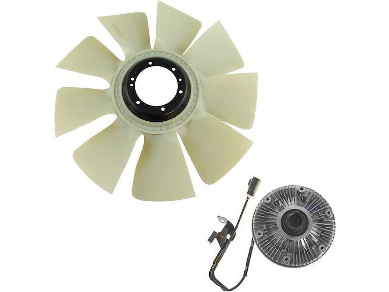 Fan Clutch and Fan Blade Kit 2 Piece - Compatible with 2008 - 2010 ...