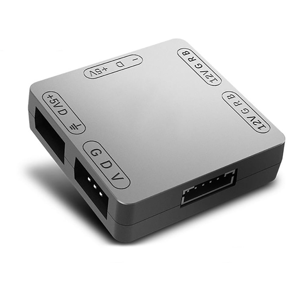 Fan Convert 3 Pin (+5V) ARGB Fans to 4 Pin (+12V) RGB Capable ...