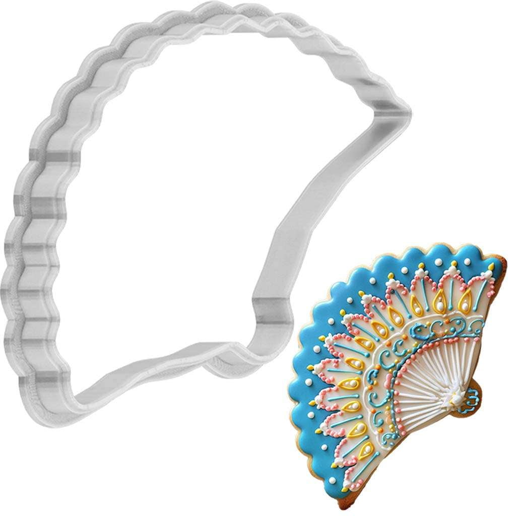 Fan Cookie Cutter 4 Inch Made in USA by WONDERTORY - Walmart.com