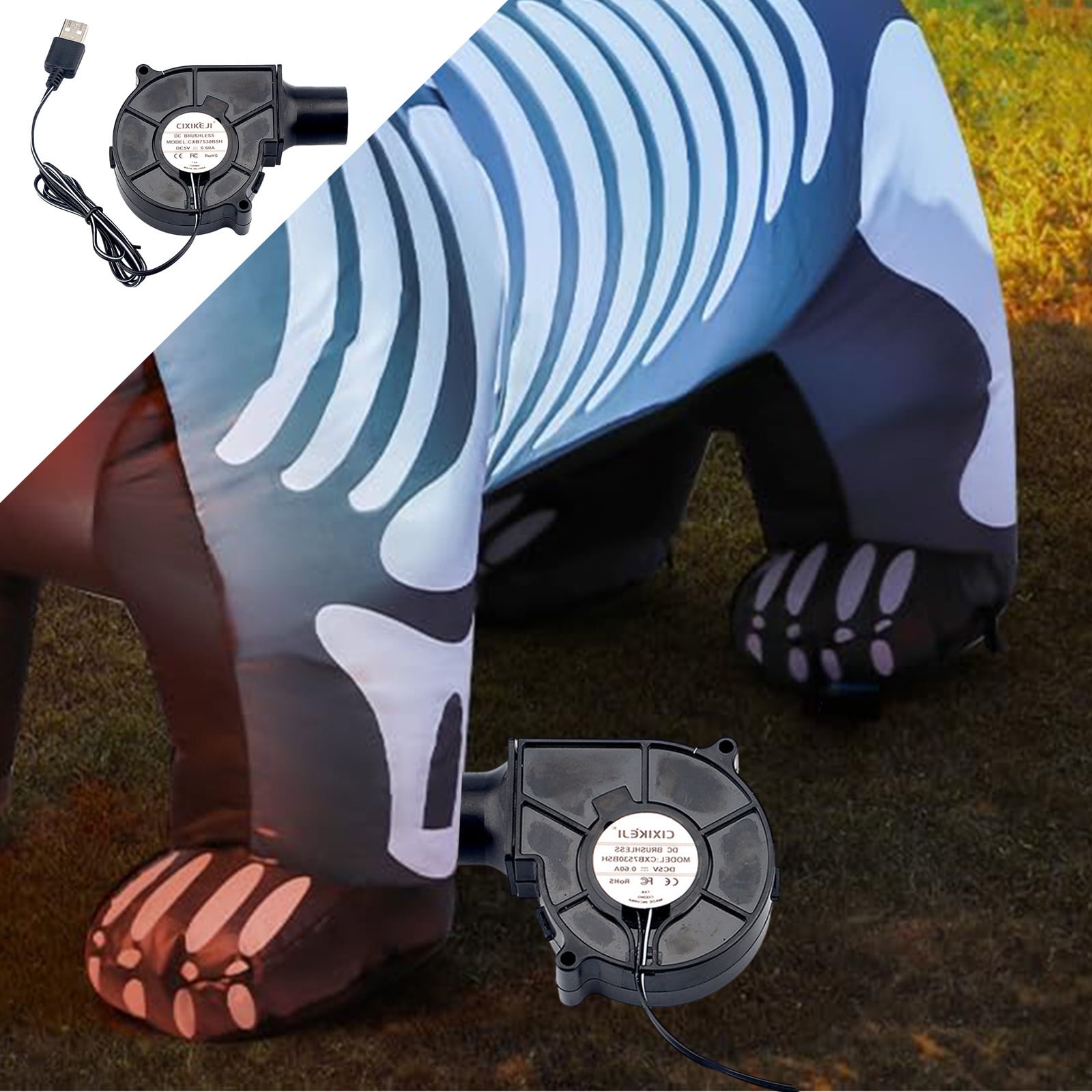 Fan Cool Down Fan (with Drive Speed Controller),75x30mm DC 5V ,Camping ...