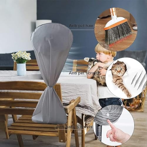 Fan Cover Dustproof Standing Pedestal Round Floor Electric Fan Dust ...