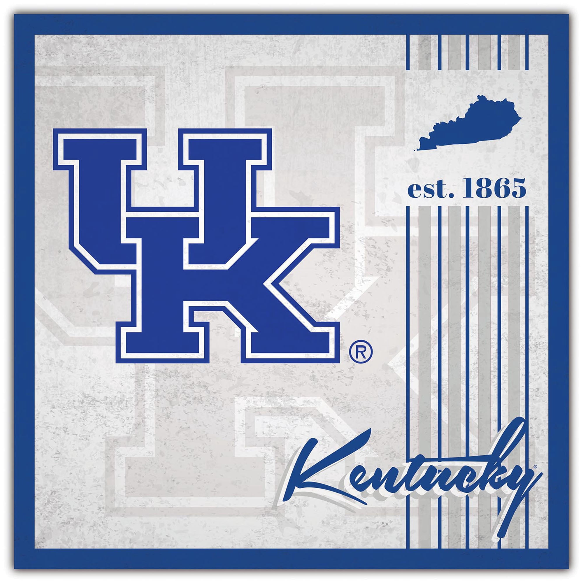 Kentucky Wildcats 10" x 10" Greatest Hits Team Sign - Walmart.com