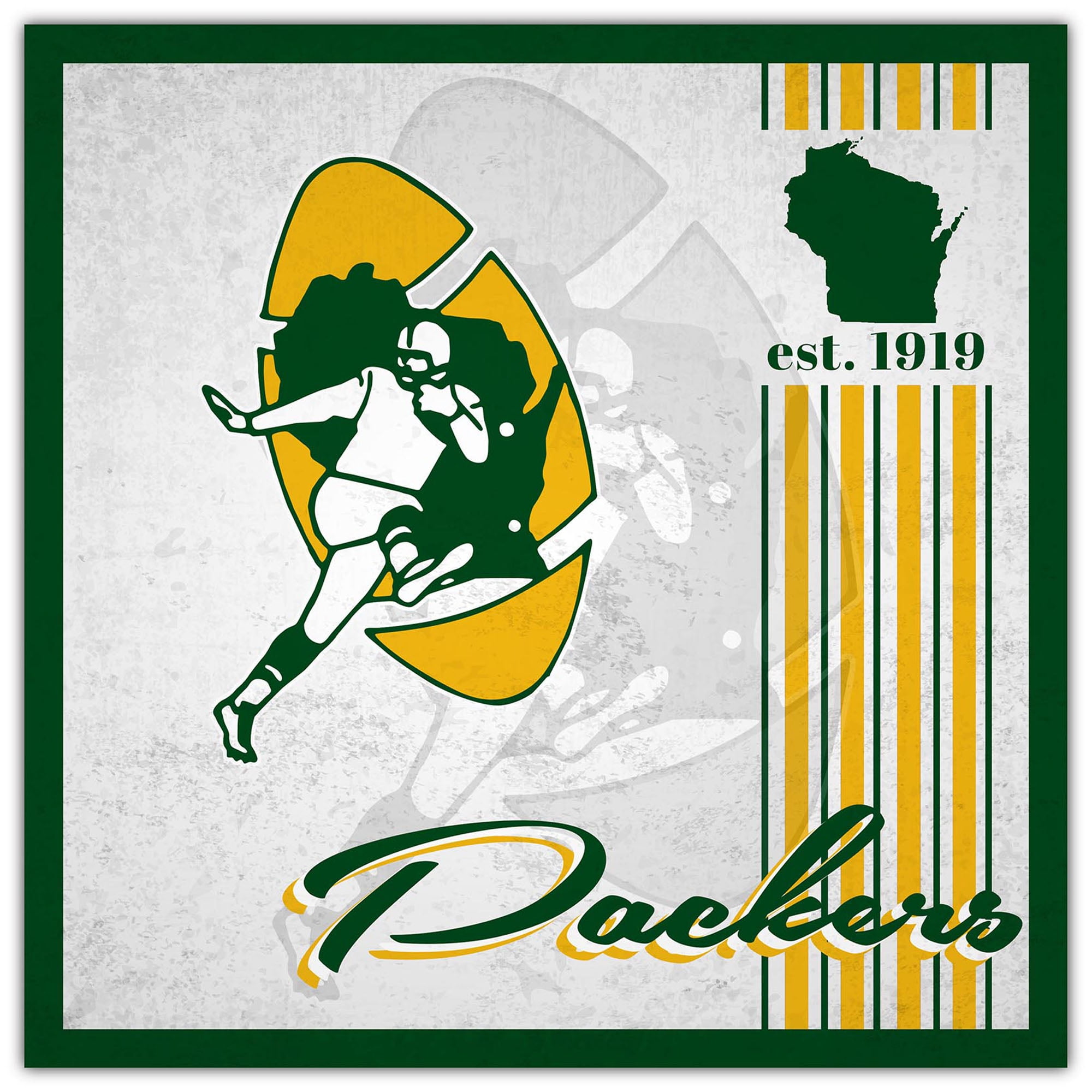 Green Bay Packers 10" x 10" Greatest Hits Team Sign - Walmart.com