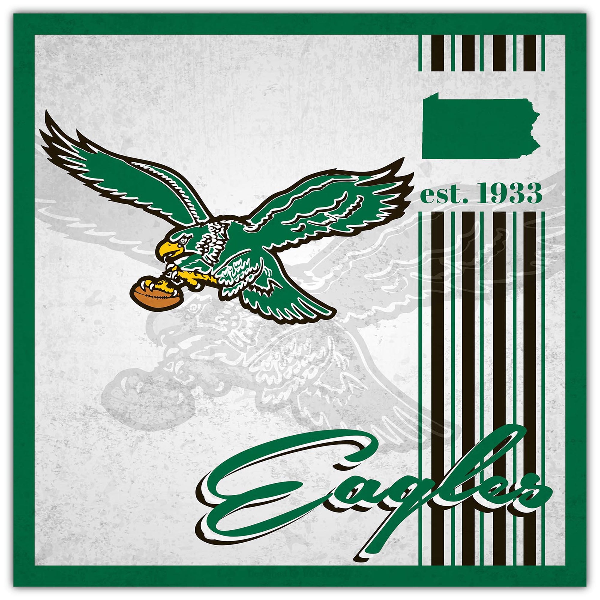 Philadelphia Eagles 10" x 10" Greatest Hits Team Sign - Walmart.com