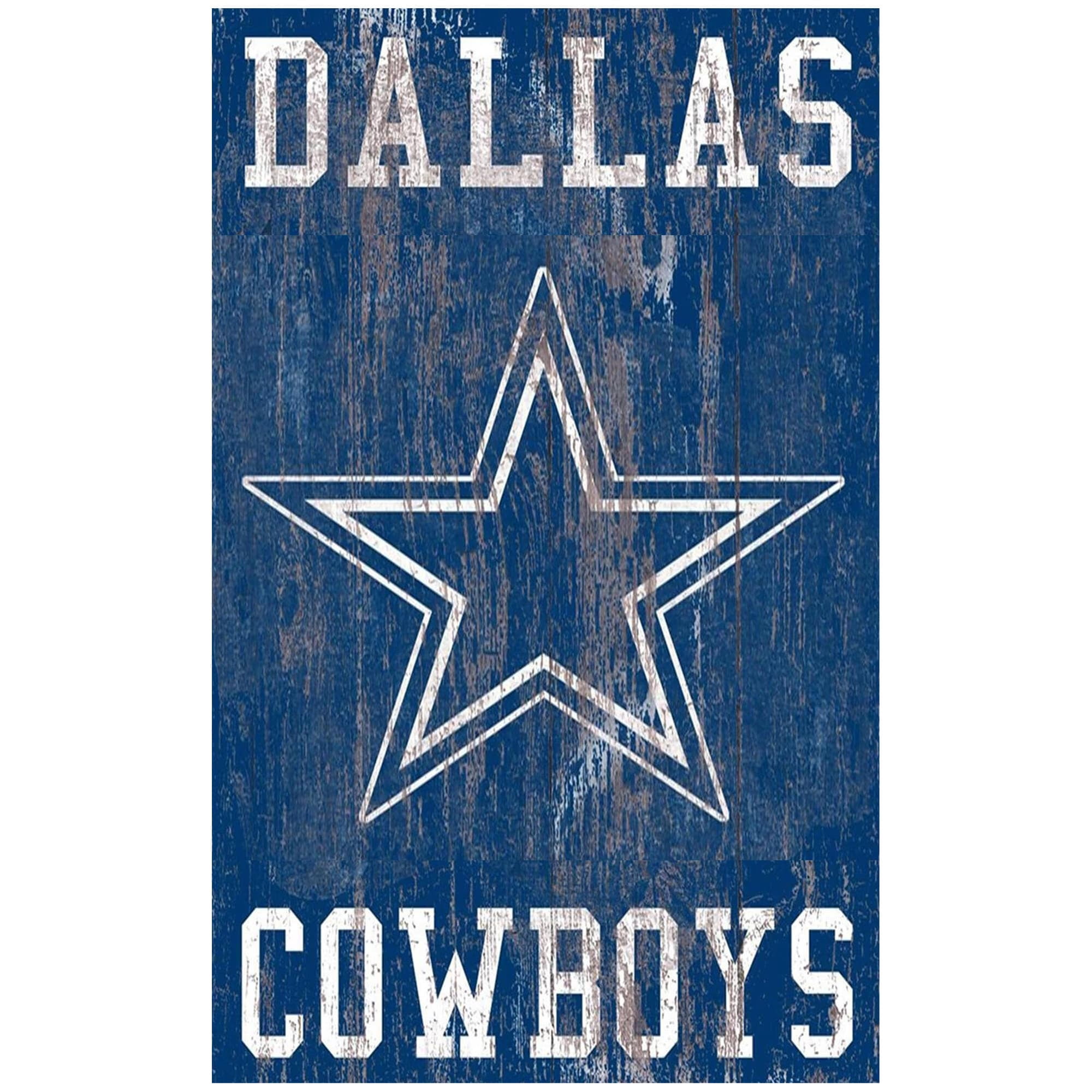 Fan Creations Dallas Cowboys 11'' x 19'' Heritage Distressed Logo Sign ...