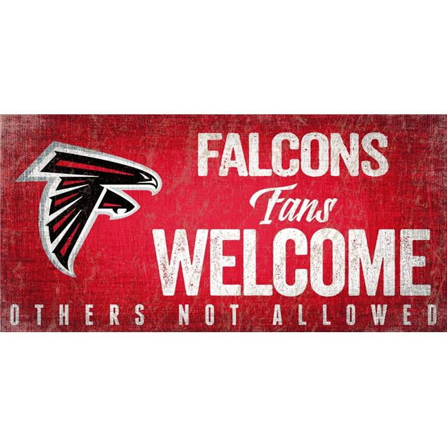 Fan Creations N0847-ATL Atlanta Falcons Fans Welcome Sign, Multi ...
