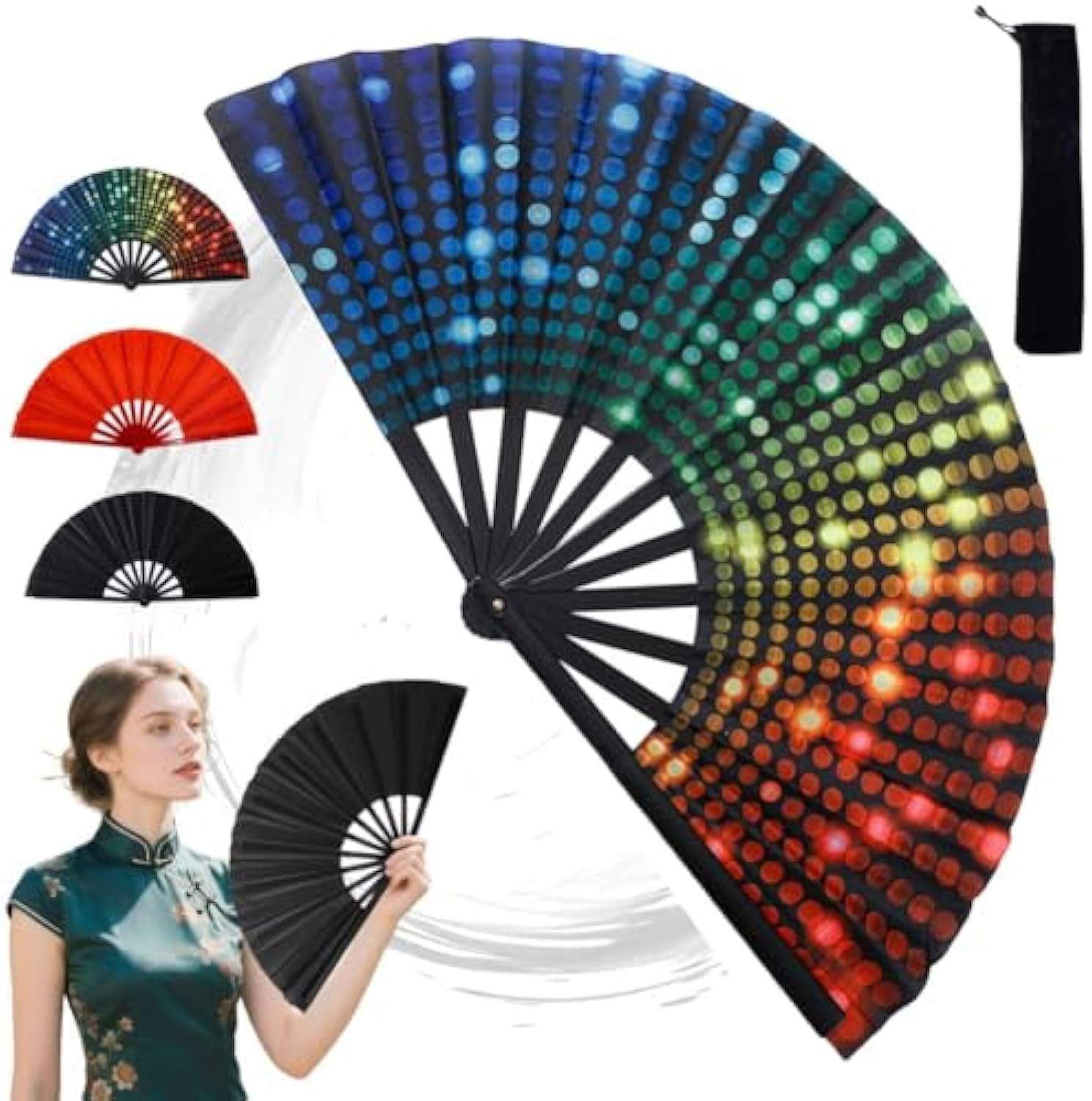 Fan for Dancing Boots on the Ground, Hand Fans for Line Dancing, Big ...